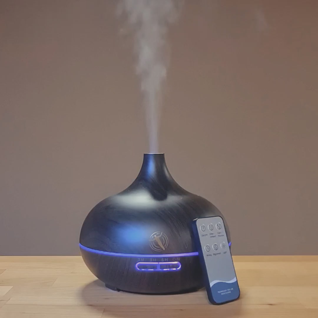Aromaterapi Diffuser - Luftfukter med fjernkontroll – Flytesenter